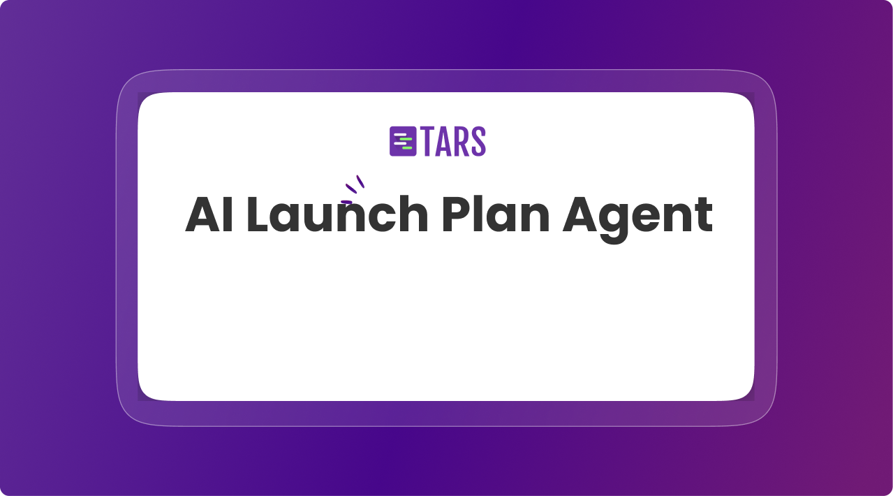 AI Launch Plan Agent Uncovers Digital Footprints by Tars